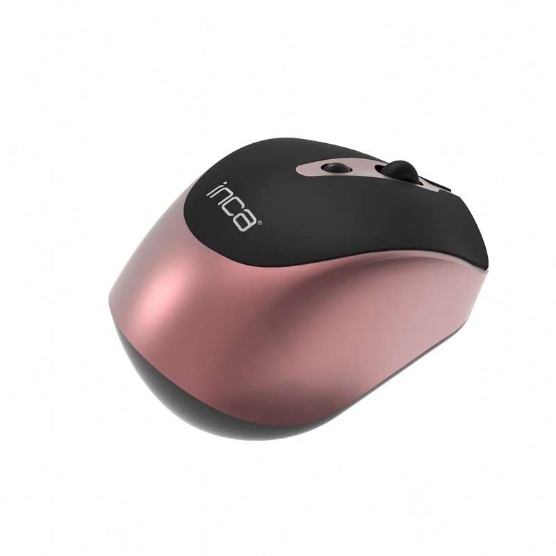 Souris Sans Fil Inca - Noir et Rose - Iwm-396gt Tunisie - ClickUP Shopping
