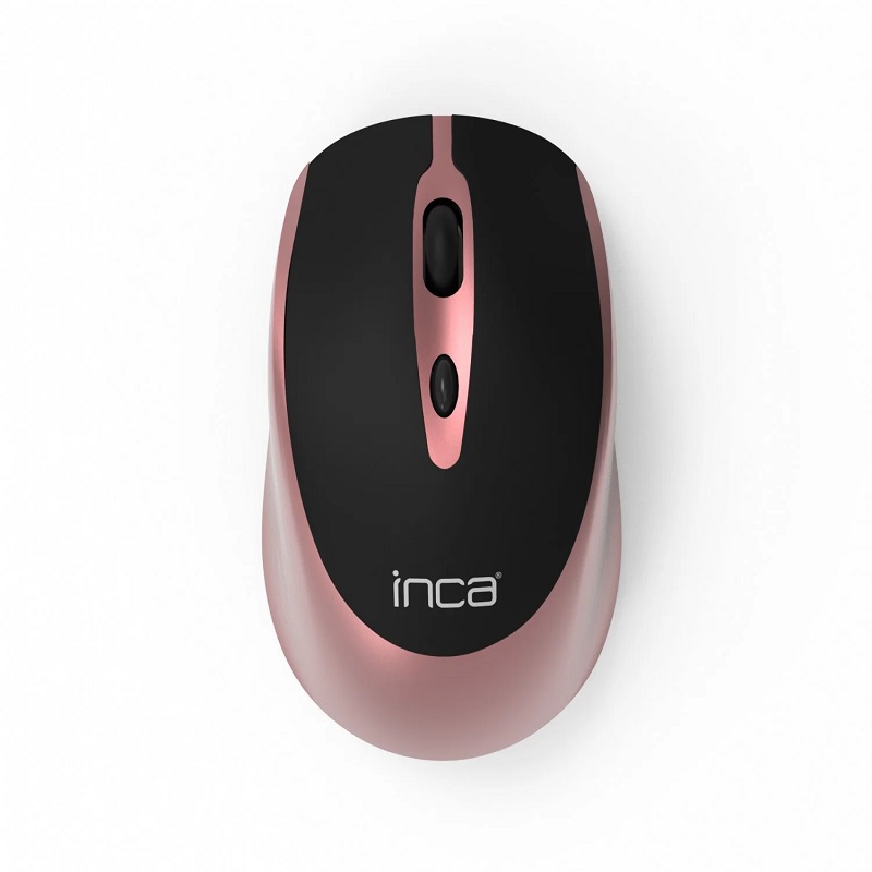 Souris Sans Fil Inca - Noir et Rose - Iwm-396gt Tunisie - ClickUP Shopping