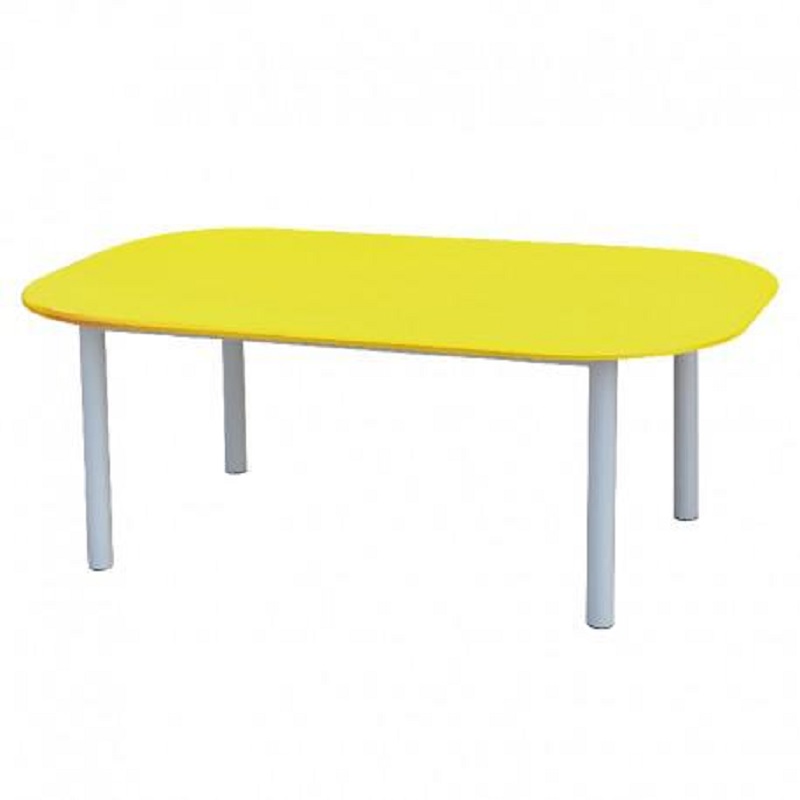 Table Maternelle Ovale Sotufab – Jaune – MA01 Tunisie - ClickUP Shopping