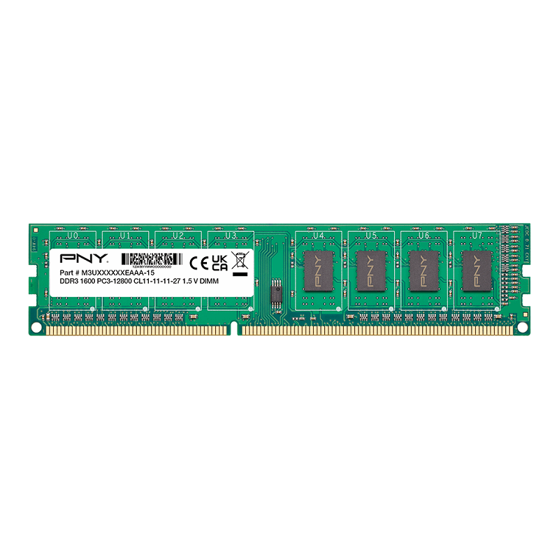 Barrette Mémoire Pny Ddr3 1600mhz 8gb -md8gsd31600nhs - ClickUP