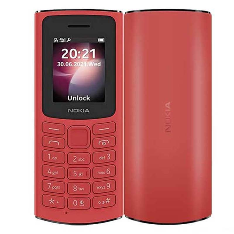 Téléphone Portable Nokia 106 - Rouge - ClickUP