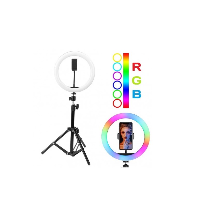 Ring Light Led Rgb Mj26 Avec Trépied 2m - RING-LIGHT-RGB-MJ26 Tunisie ...