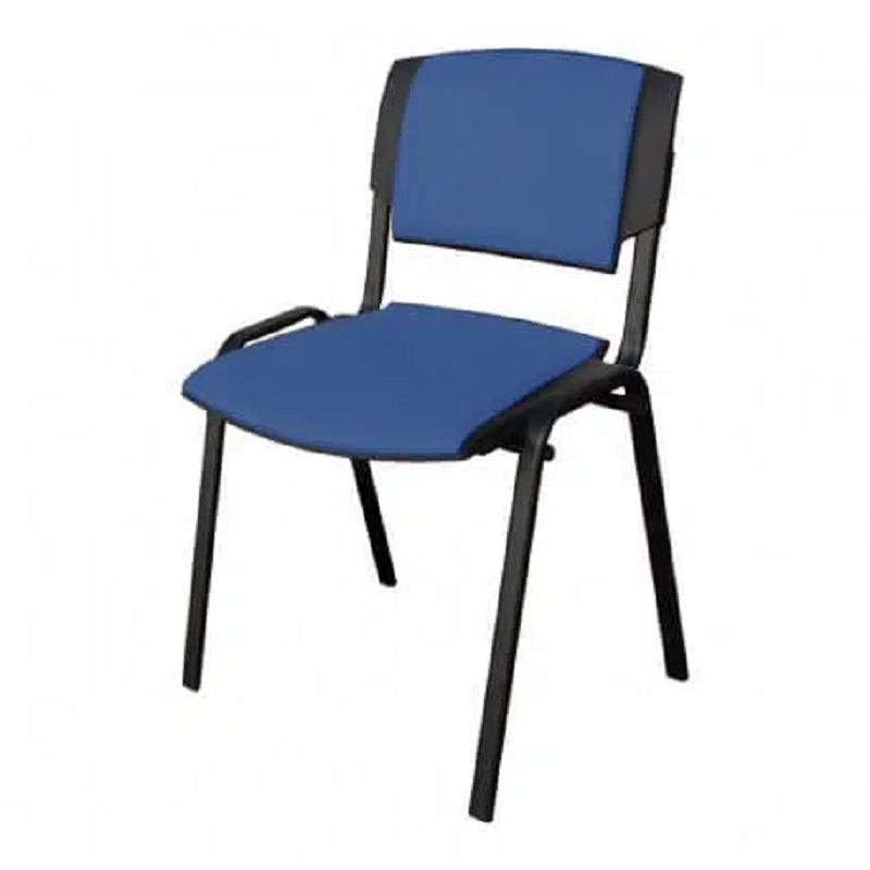Chaise Visiteur Sigma Simple – Bleu – CHB0077BL Tunisie - ClickUP Shopping