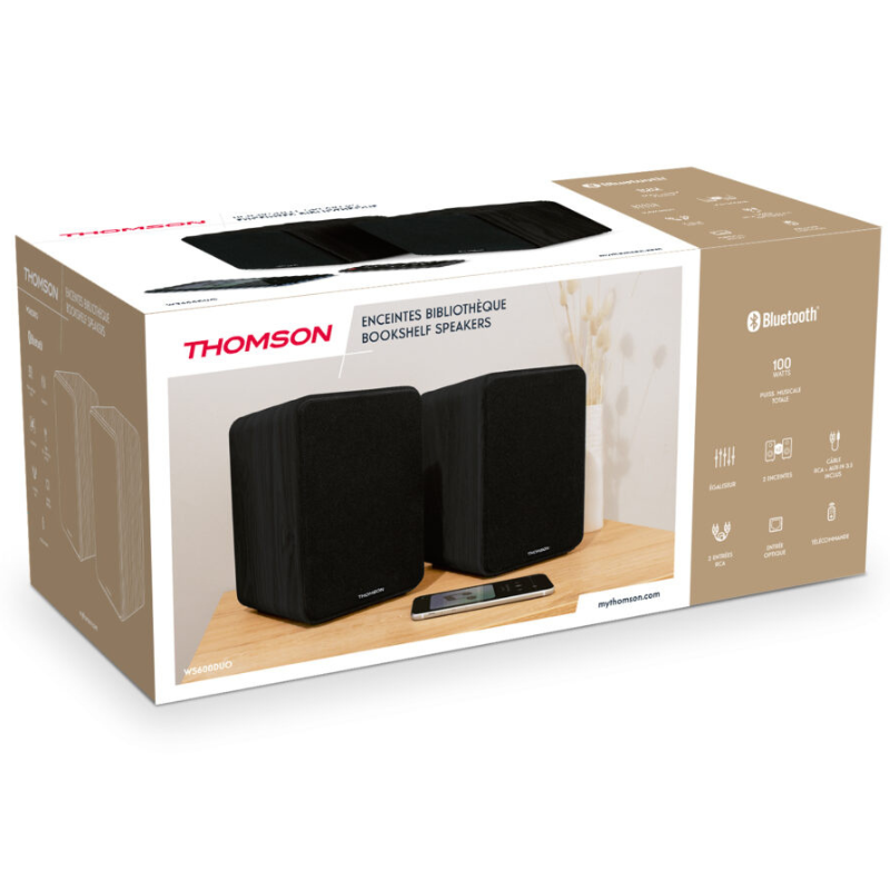 Haut Parleur Résidentielle Thomson 100w - Noir - WS600DUO Tunisie ...