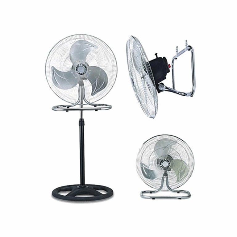 Ventilateur 18" 3 en 1 HM Stand Fan FS-1813 Silver Tunisie - ClickUP Shopping