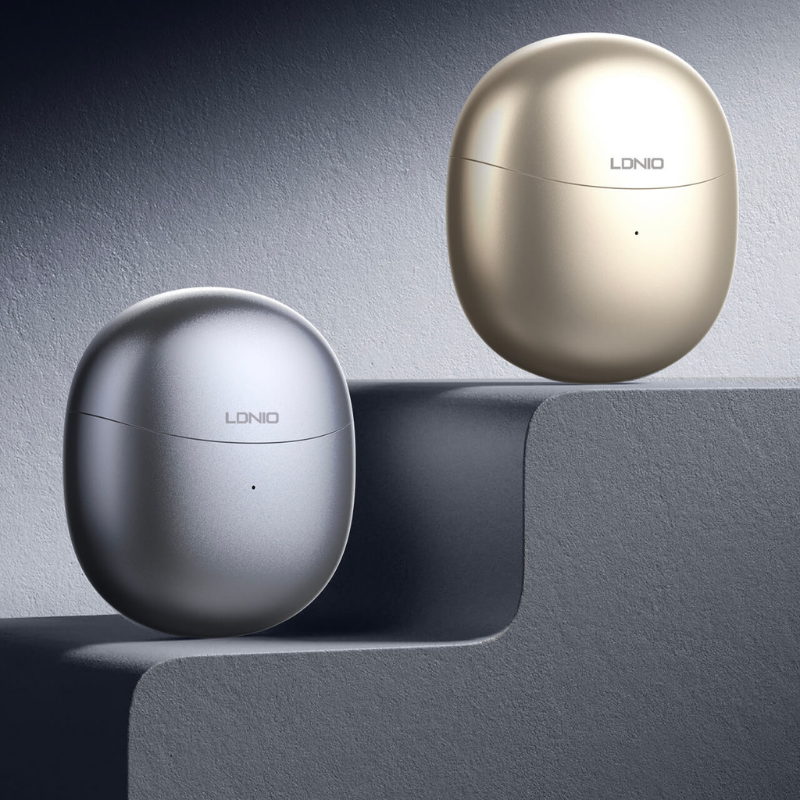 Écouteurs Sans Fil Ldnio - Gris - T10 Tunisie - ClickUP Shopping